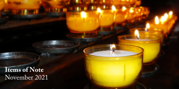 Items of Note: November 2021 | Conference of Major Superiors of Men